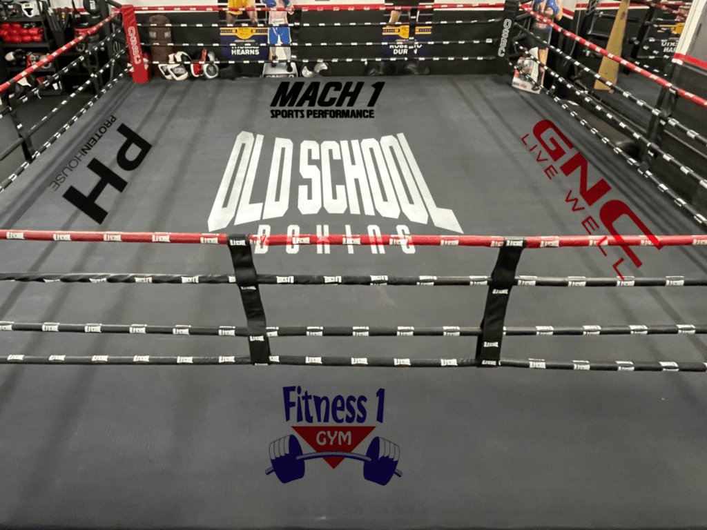 Ring Canvas Sponsors - Old School Boxing Gym